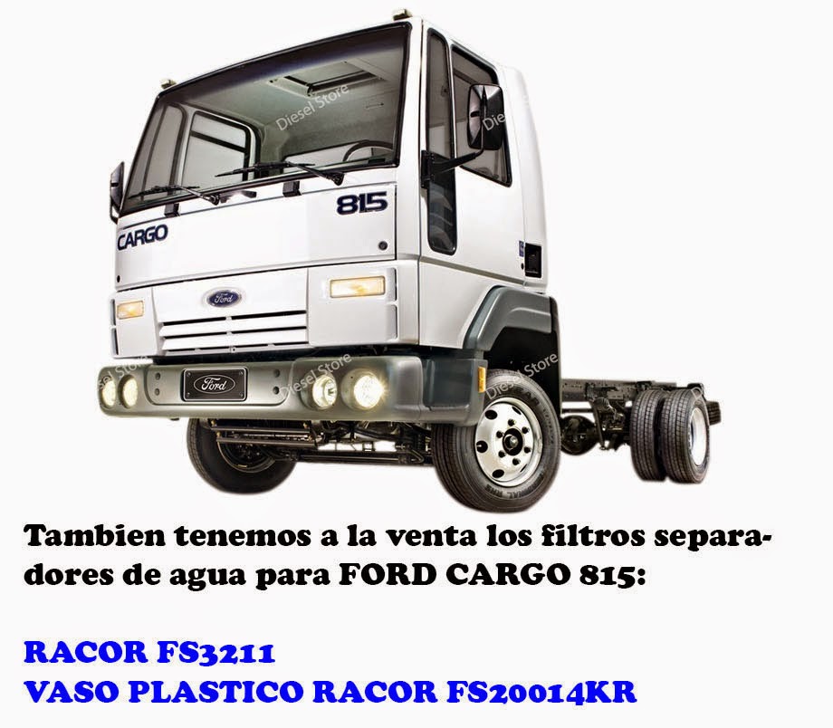 partes de un motor diesel: Filtro De Agua Fleetguard Fs1241 Ford Cargo ...