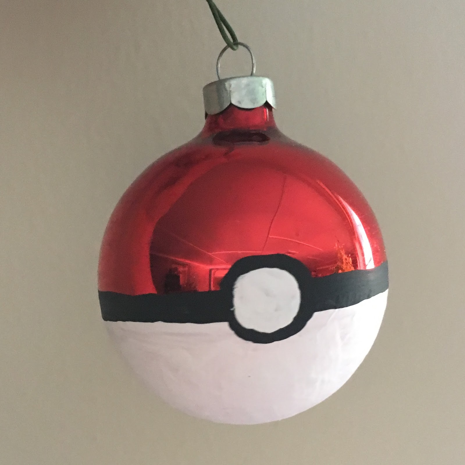 What I Live For: DIY Pokeball Ornament