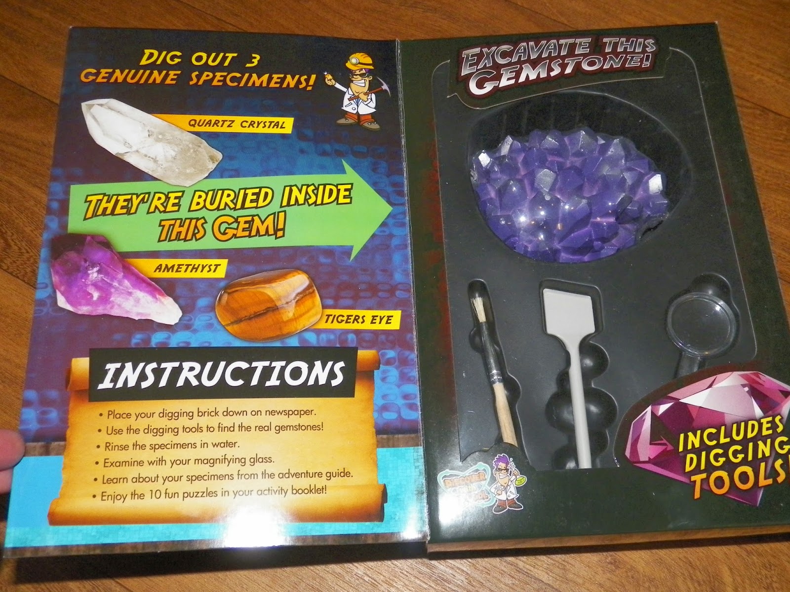 mygreatfinds: Excavate Your Own Gemstone With The Gemstone Dig Kit By ...