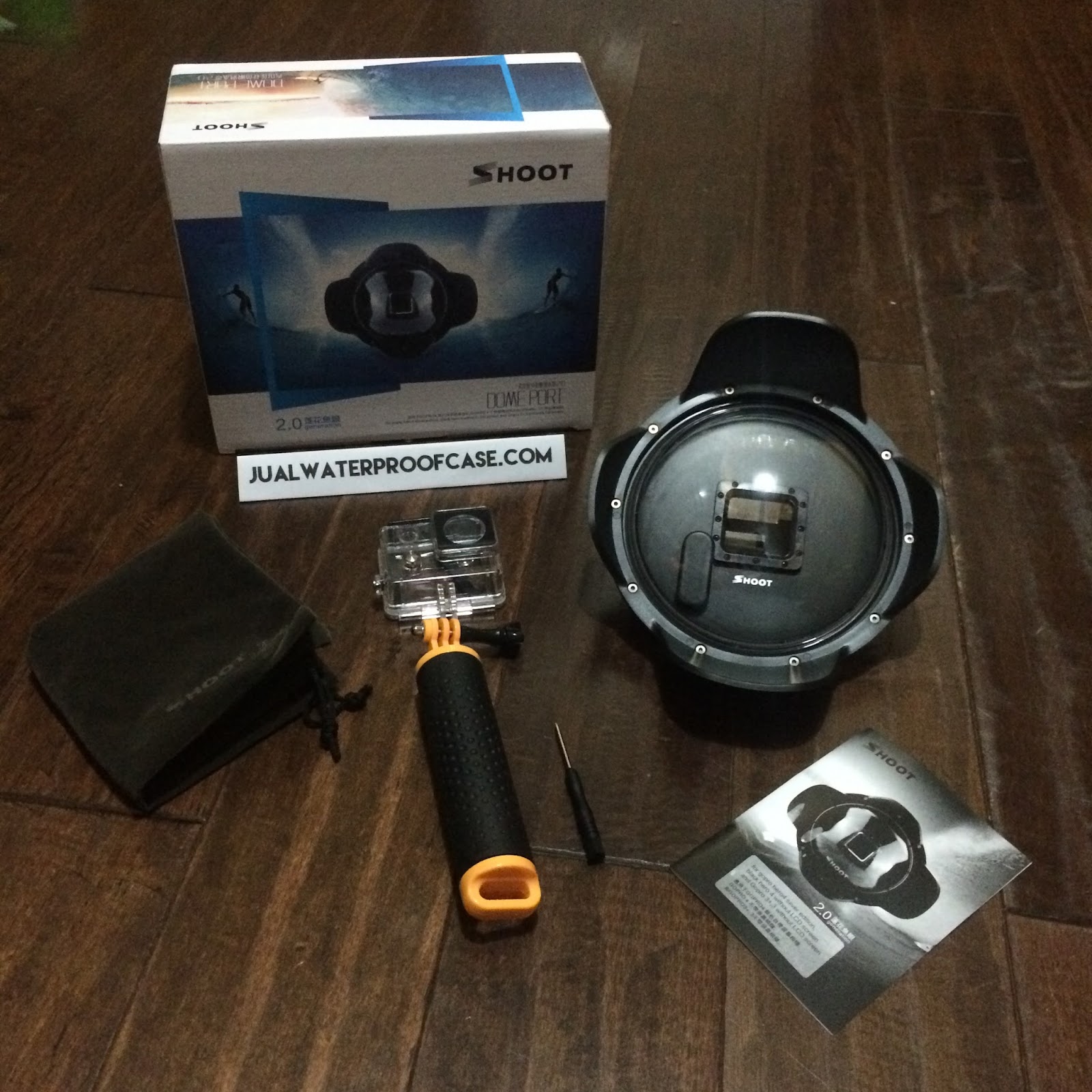 Jual Dome Port GoPro Hero 3+/4 SHOOT Original 2.0 Generation ...