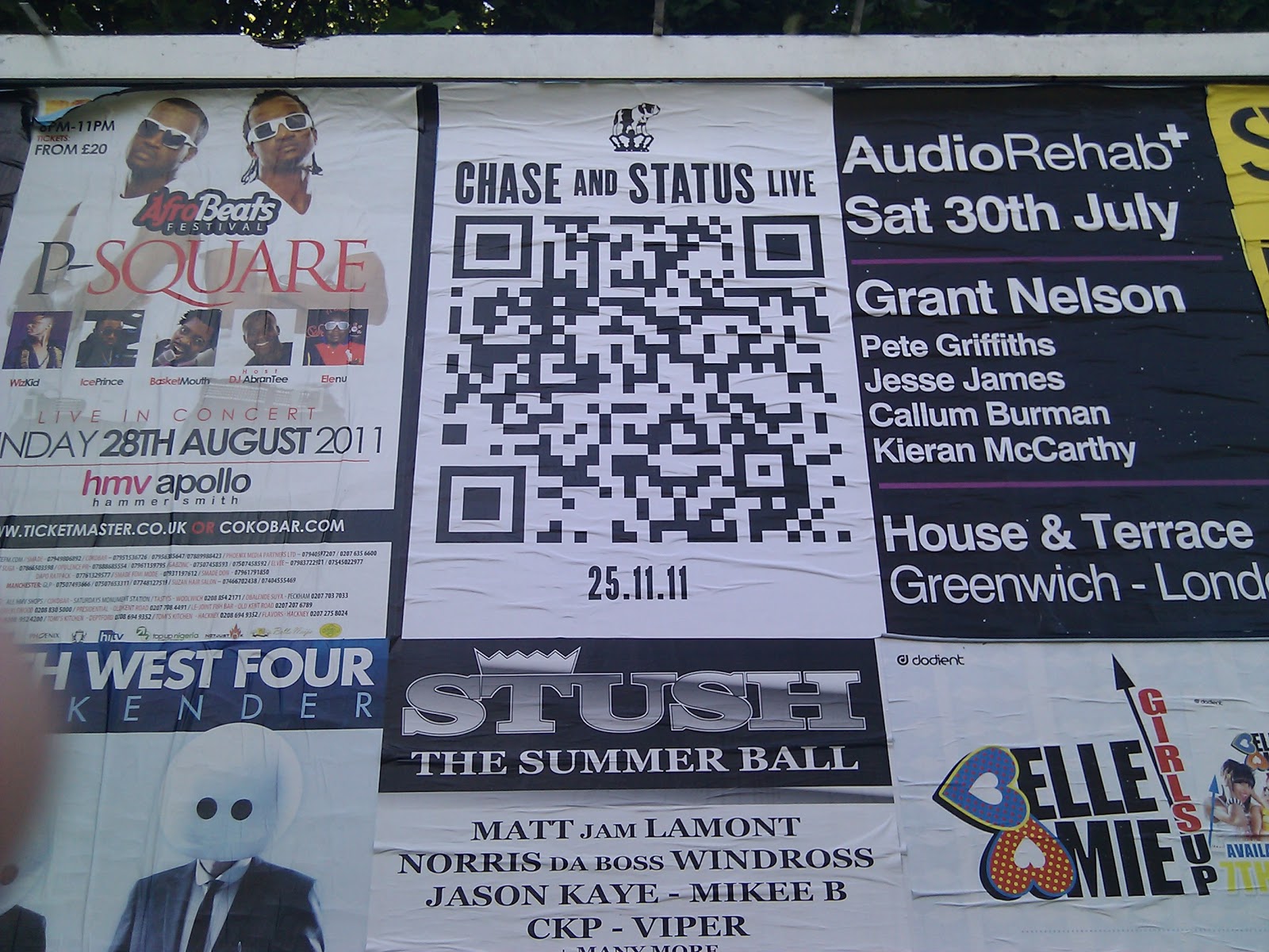 Paid Owned Earned Chase And Status QR Code Poster Paid Owned Earned Chase And Status QR Code Poster