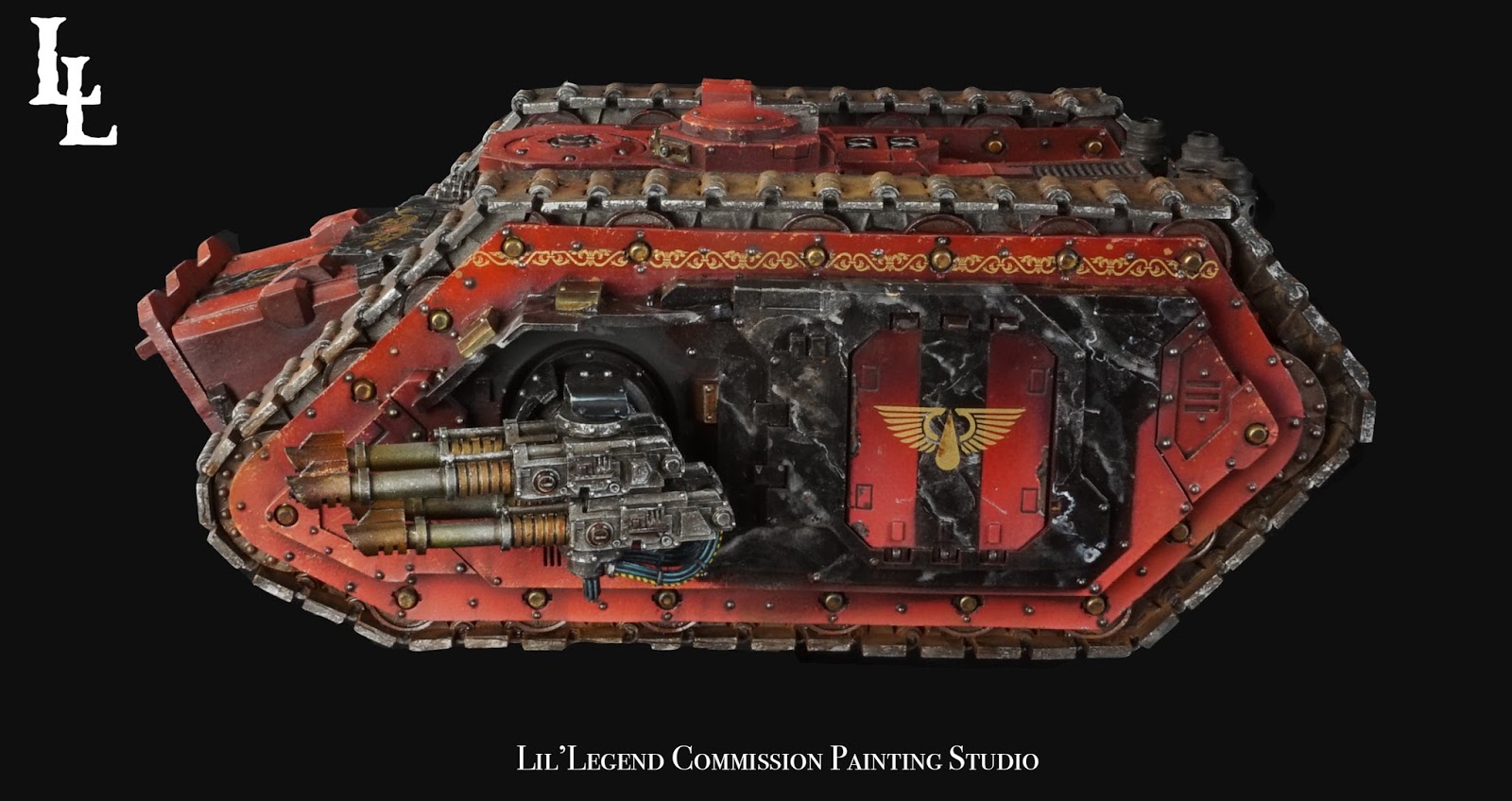 Blood Angel Heresy Era Spartan Land Raider. ~ LilLegend Commission ...