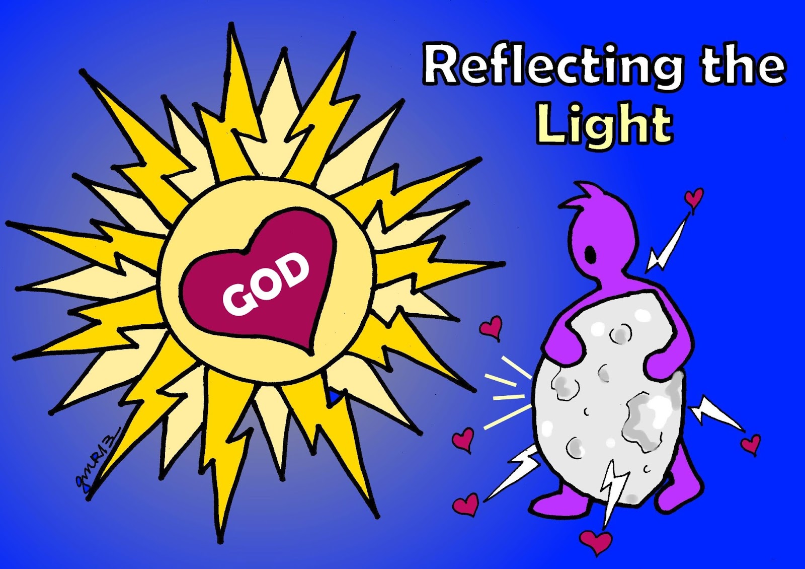 Scribbles, Scriptures, and the Spirit: REFLECTING THE LIGHT