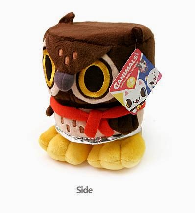 JinsDolls: Canimals Owl Doll Characher rag Doll 16Cm (6") Plush