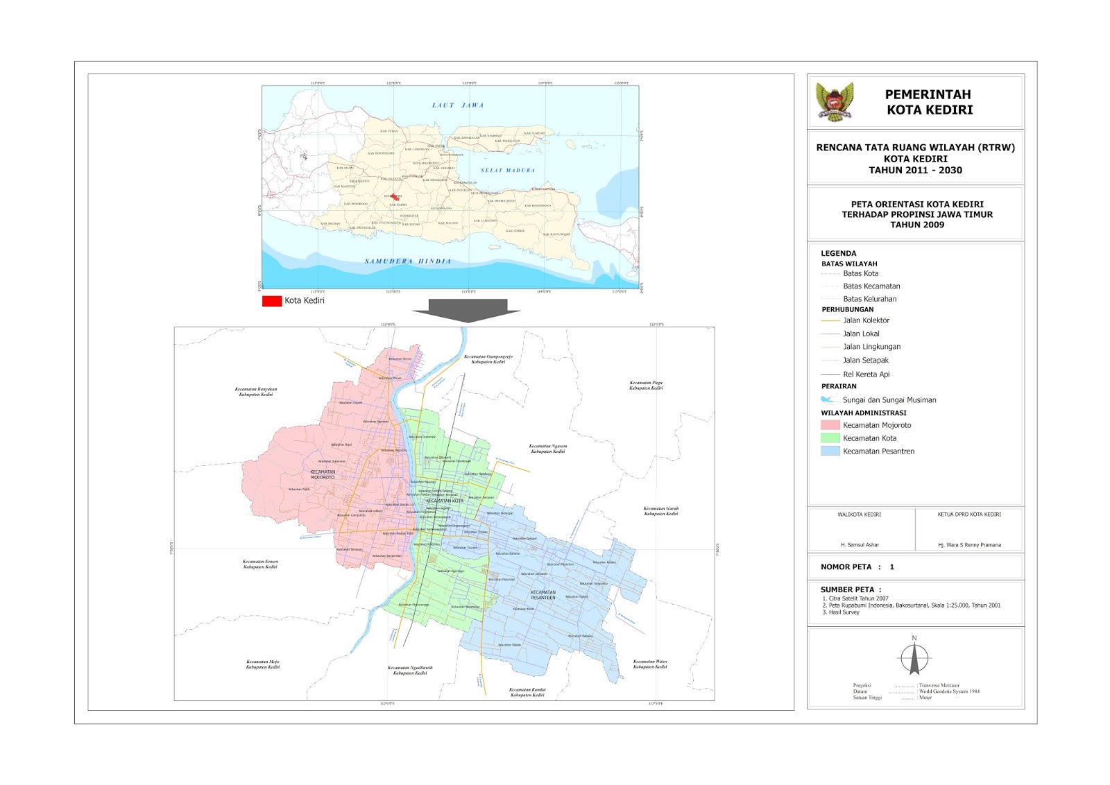 Album Peta ~ Profil Kota Kediri