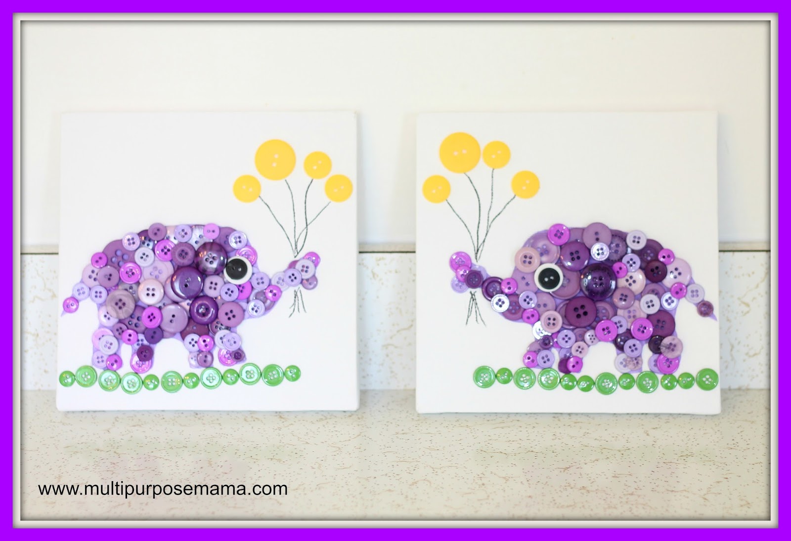 This Happy Life: DIY Button Art