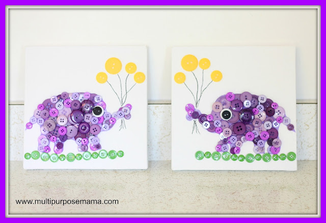 This Happy Life: DIY Button Art