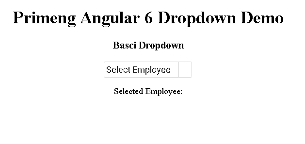 Primeng Dropdown Component Angular Dropdown List Example Cloudhadoop