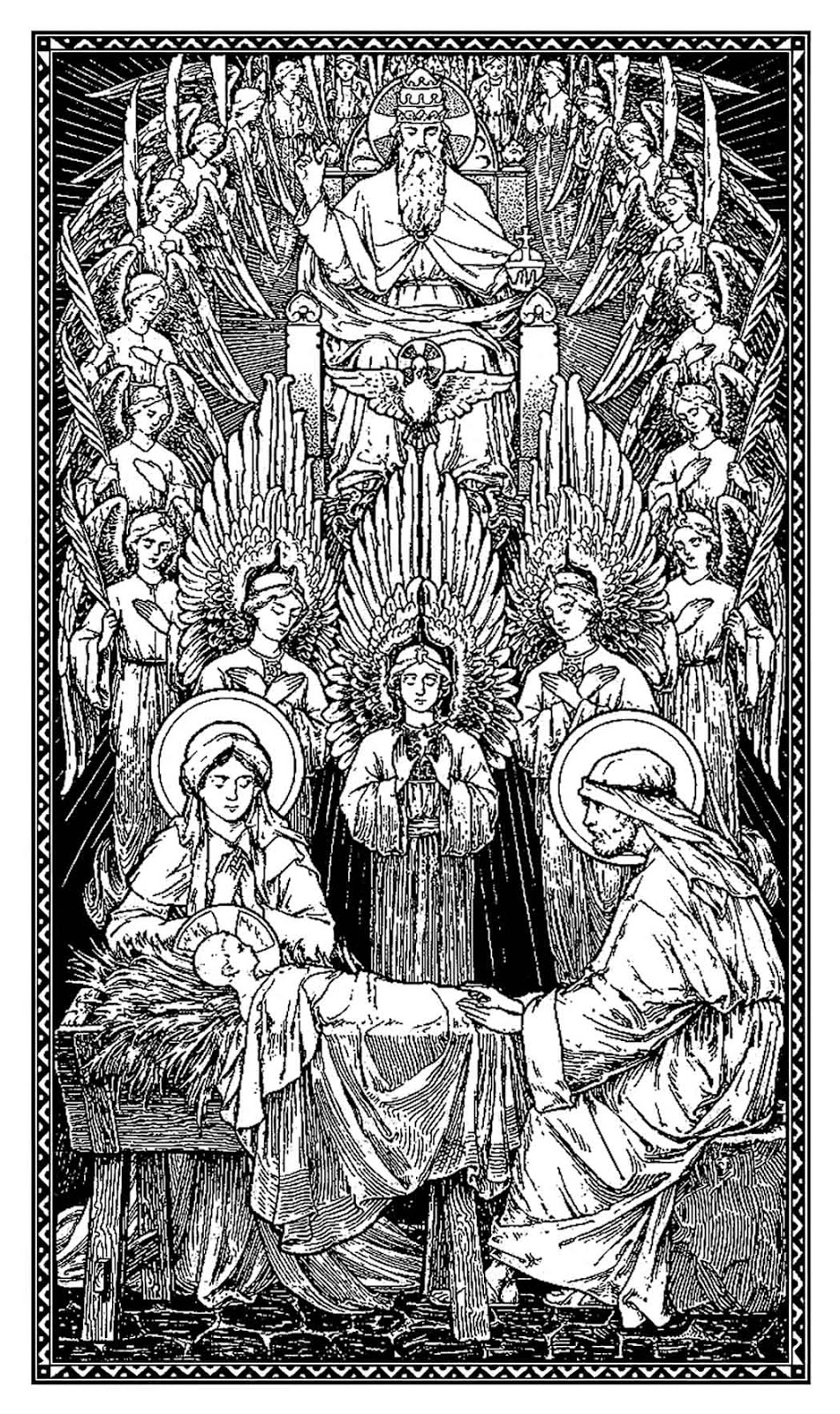 Pin de Sister Mary em Catholic Engravings and Lineart | Símbolos ...