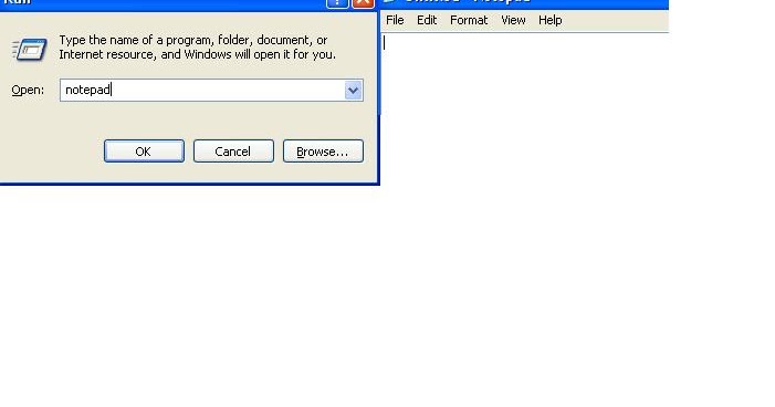 VIRUS SEDERHANA DENGAN NOTEPAD ~ CATATAN IT-KU