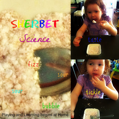 Playing and Learning Begins at Home: Science ~ Investigate taste with ...