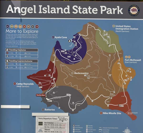 Angel Island Immigration Station Map
