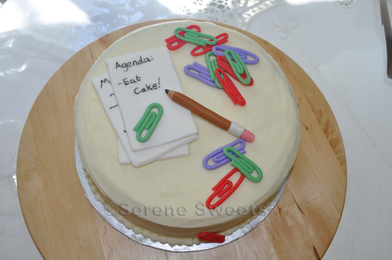 Serene Sweets: Office Cake