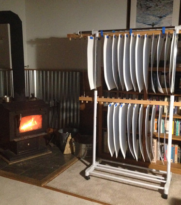 Brush and Baren: Linocut in Progress: No, really. Progress.