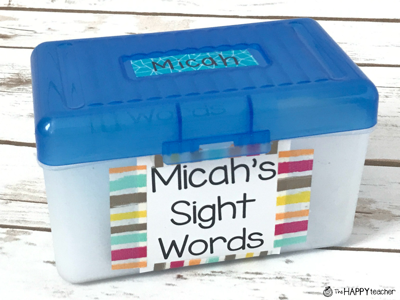 How to Store and Organize Sight Word Flash Cards | TheHappyTeacher