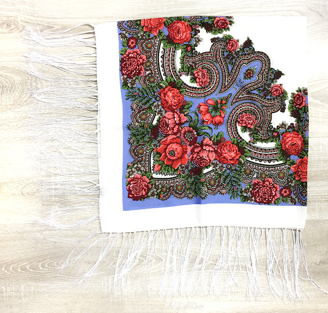 Acum si mai multe modele de esarfe etno rusesti din casmir