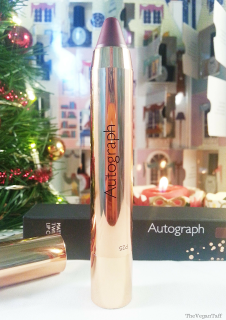 Autograph Matte Velvet Twist Up Lipstick in Wine | Review | The Vegan Taff