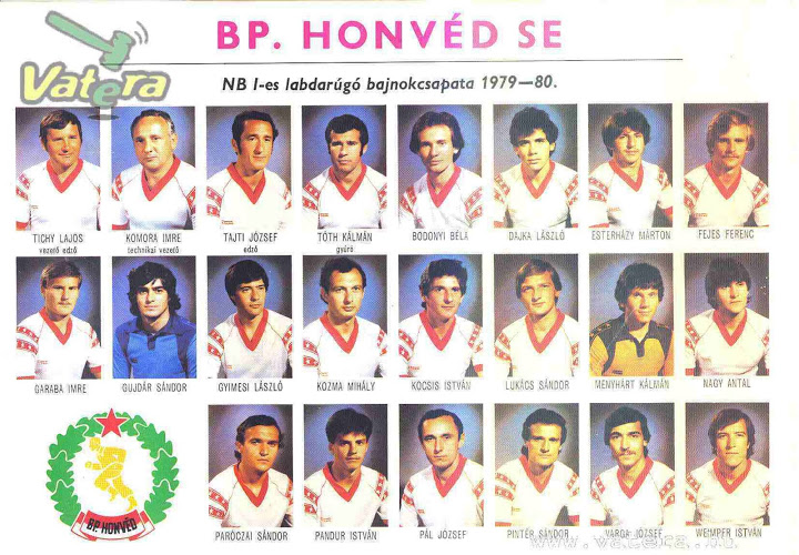Botões para Sempre: Budapest Honvéd FC 1983
