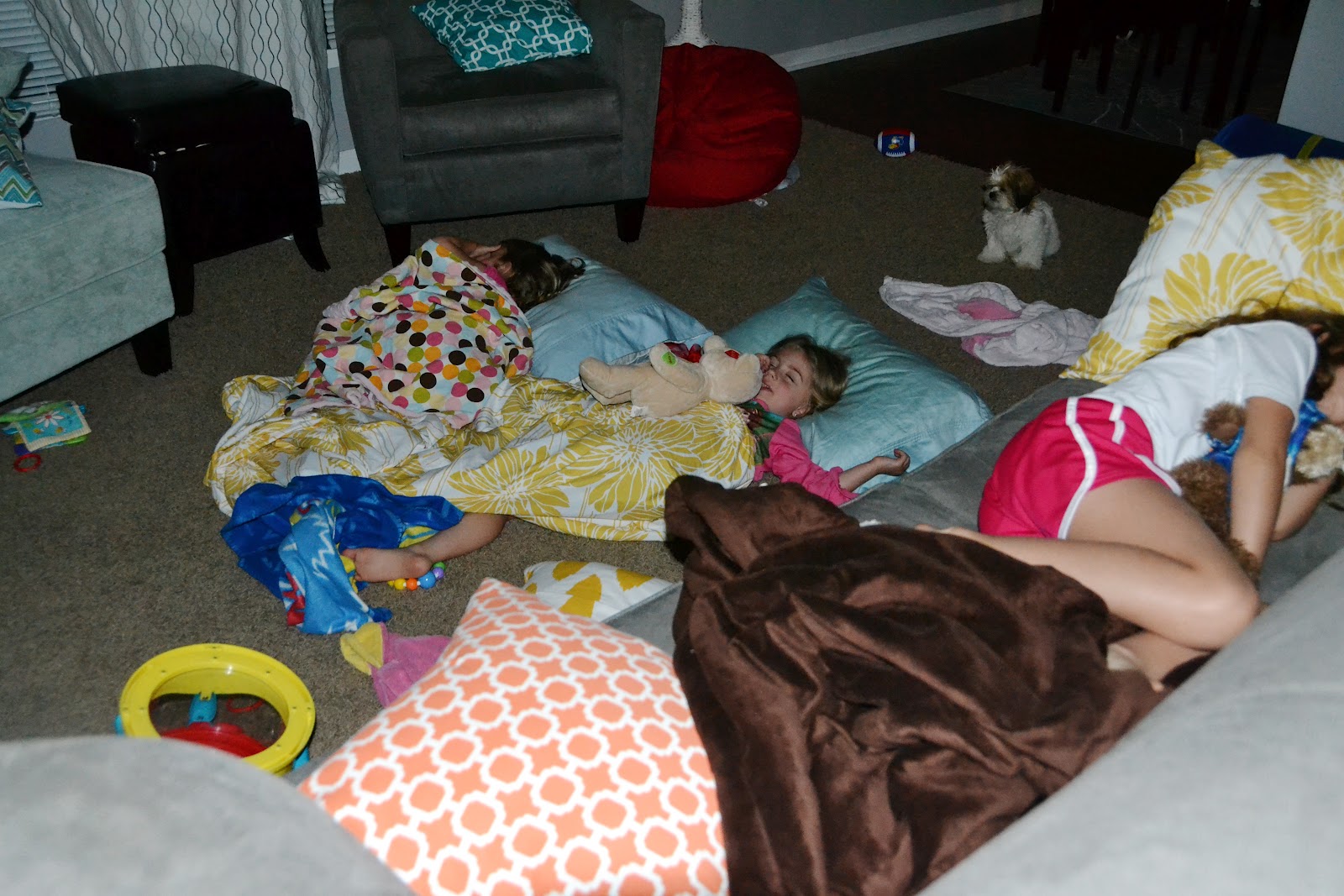 Sean & Andrea Rodger: 1st sleep over