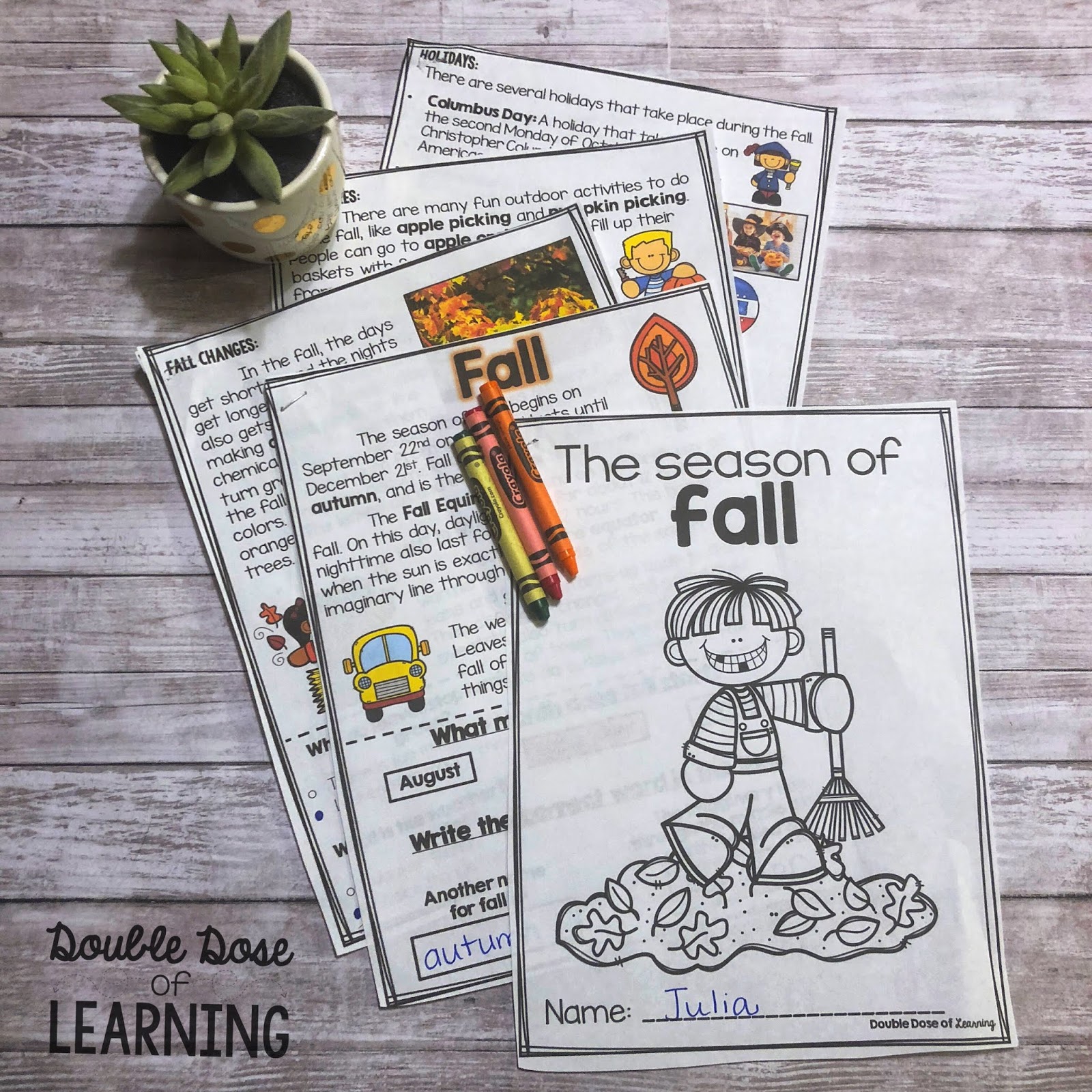 The Season of Fall - Double Dose of Learning