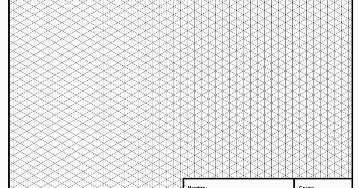 Plantilla Isométrica | La importancia de la Representación de ...