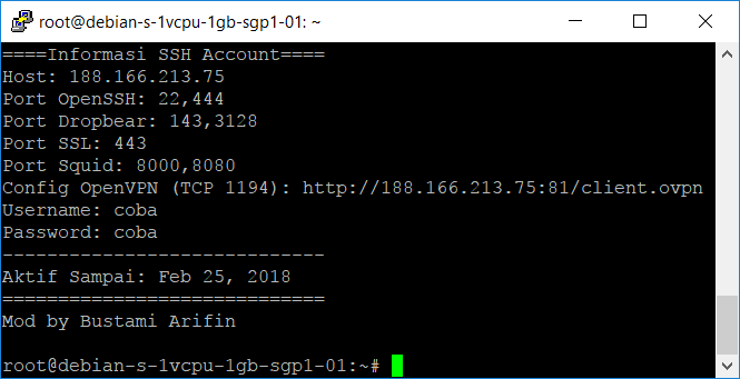 Script Auto Install SSH & OpenVPN untuk VPS Debian 7 32 Bit & 64 Bit ... Script Auto Install SSH & OpenVPN untuk VPS Debian 7 32 Bit & 64 Bit ...