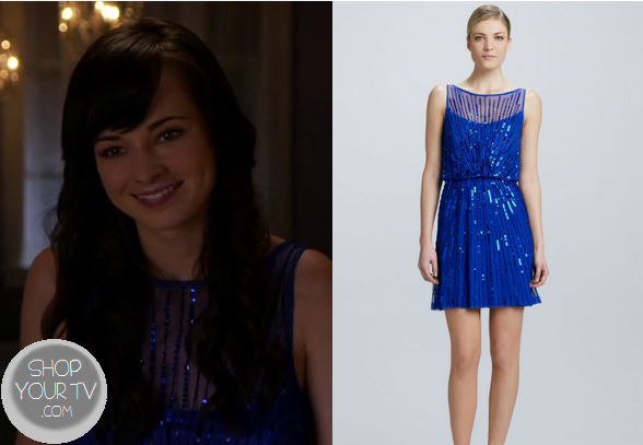 Awkward: Season 3 Episode 19 Jenna's Blue Sequinned Dress | Shop Your TV