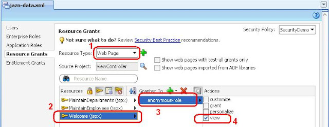 Oracle ADF Notebook: ADF Security Basics