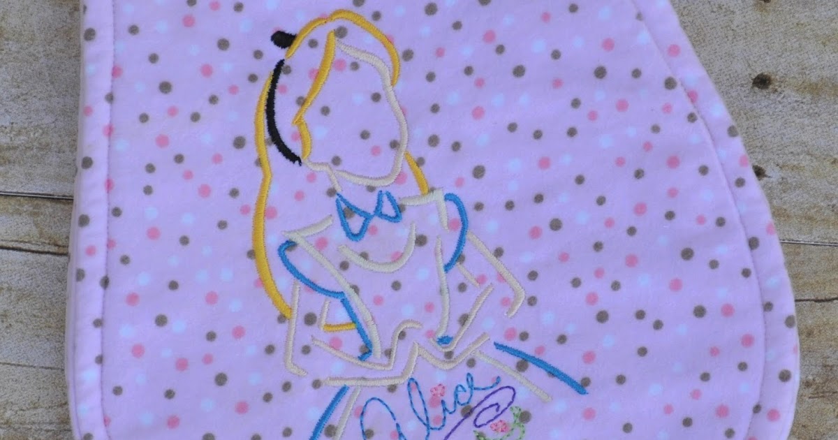 My Little Spot of Sanity: Princess - Wonderland Burp Cloths