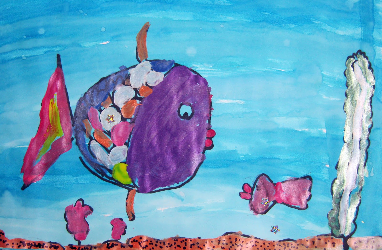 Mrs. Levine's Art Room : KINDERGARTEN . . . Rainbow Fish