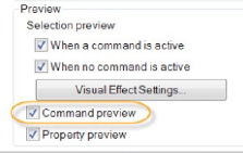 What New in AutoCAD?: Command Preview