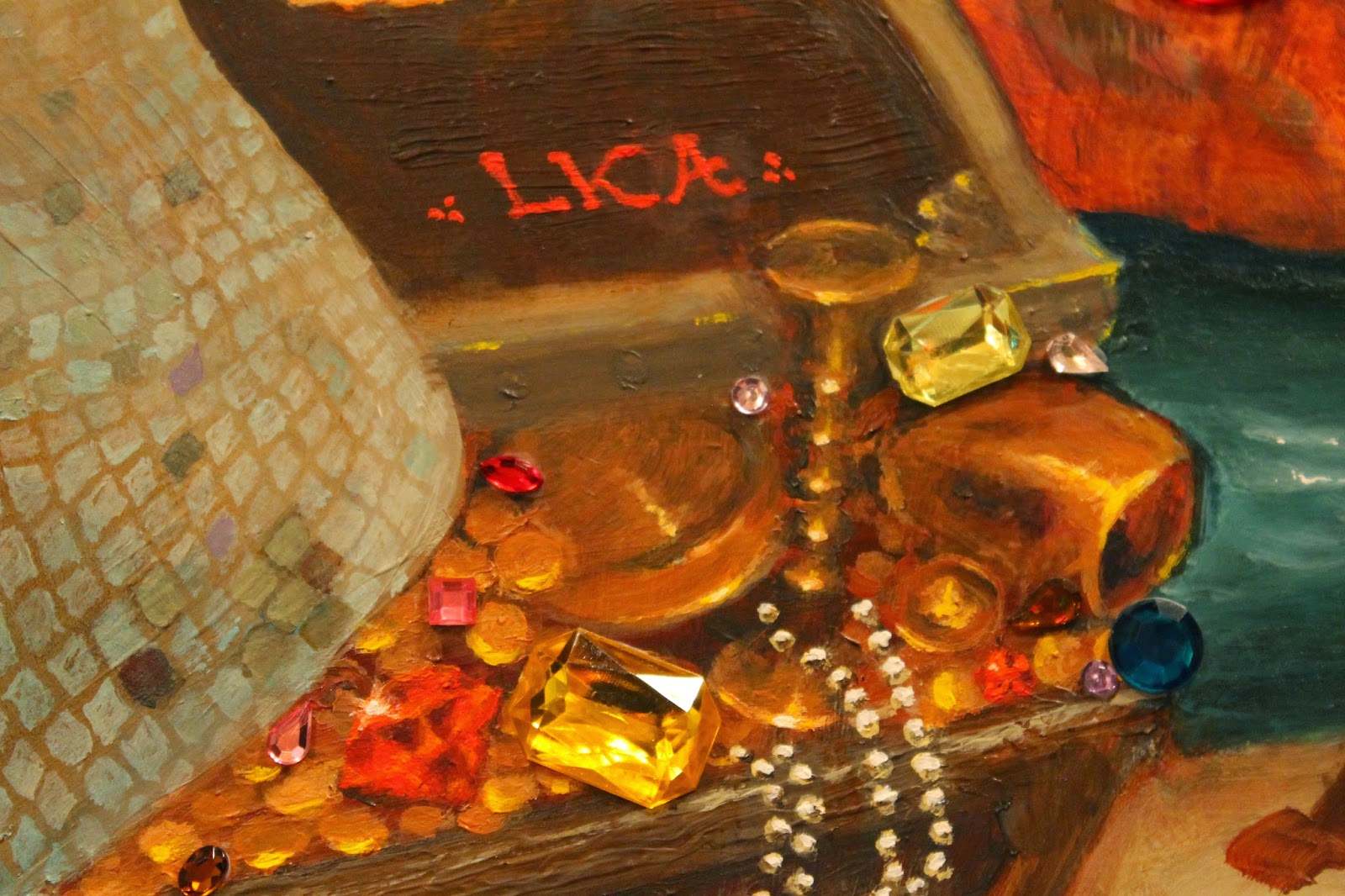 Laura Atkins art log: Renaissance Festival Mermaid mural