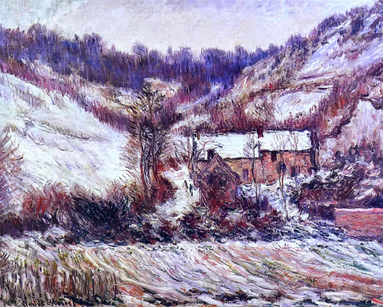 Claude Monet ~ Snow Effect | Winter landscapes | Tutt'Art@ | Pittura ...