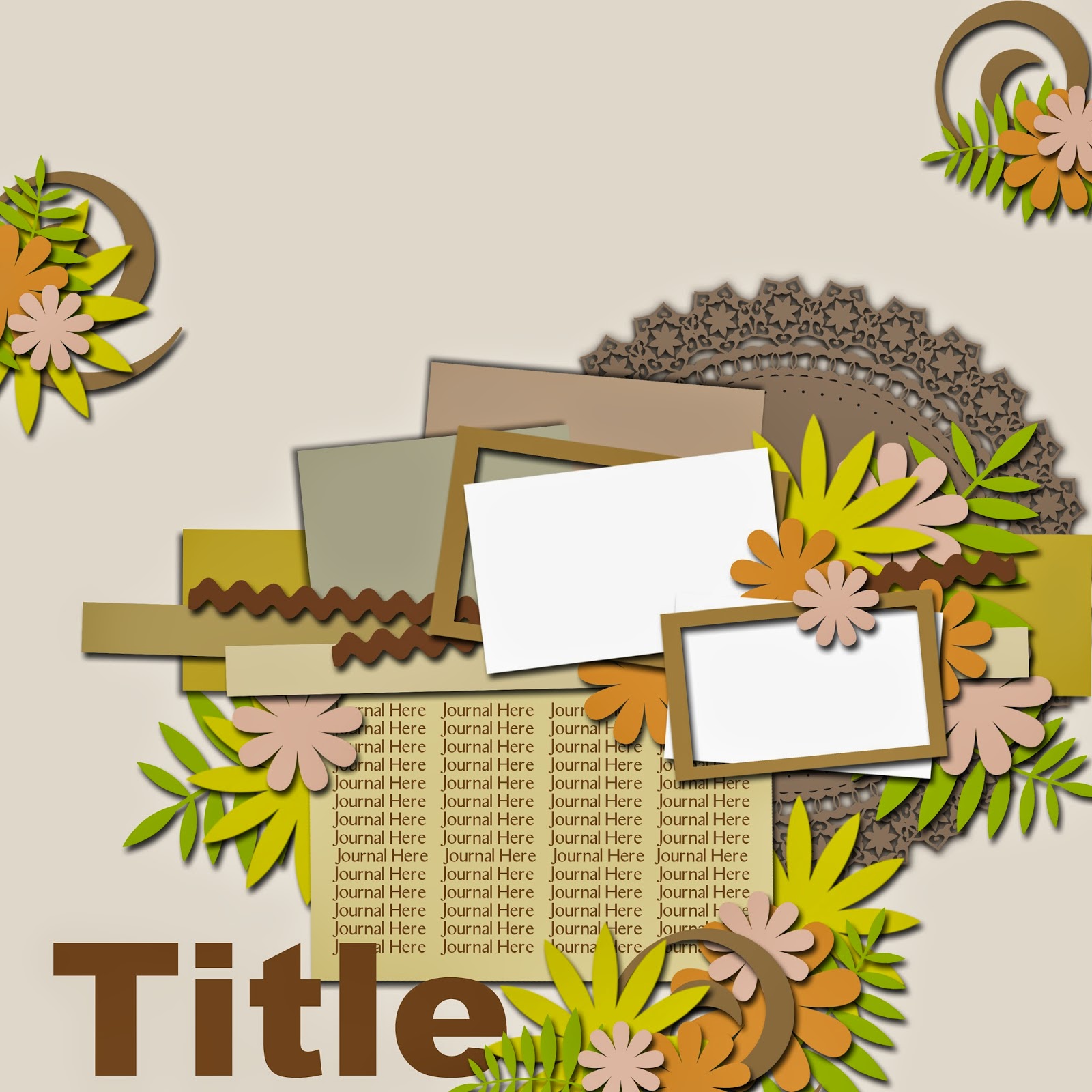 OklahomaDawn: Free Scrapbook Template 05-18-14