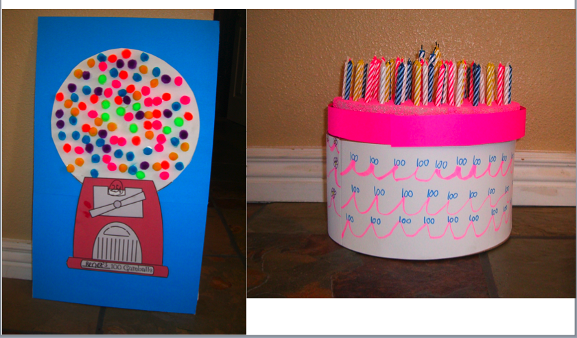 Home Confetti: Our 100th School Day Projects