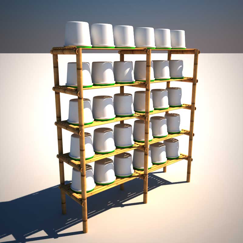 17+ Cara Membuat Rak Piring Minimalis Dari Bambu, Motif Terbaru!