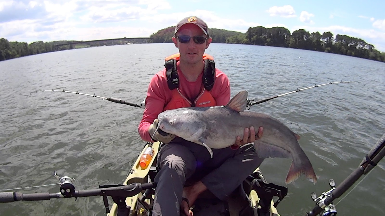 Post Cold Front Blue Catfish - Kayak Catfish