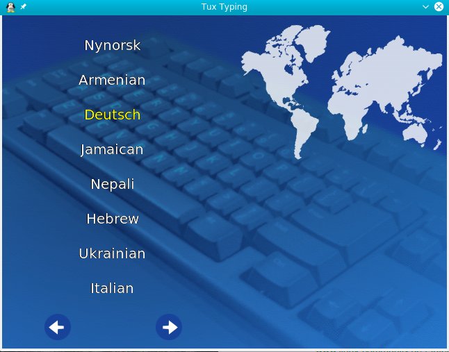 Spacepenguins : Tipptrainer für Linux