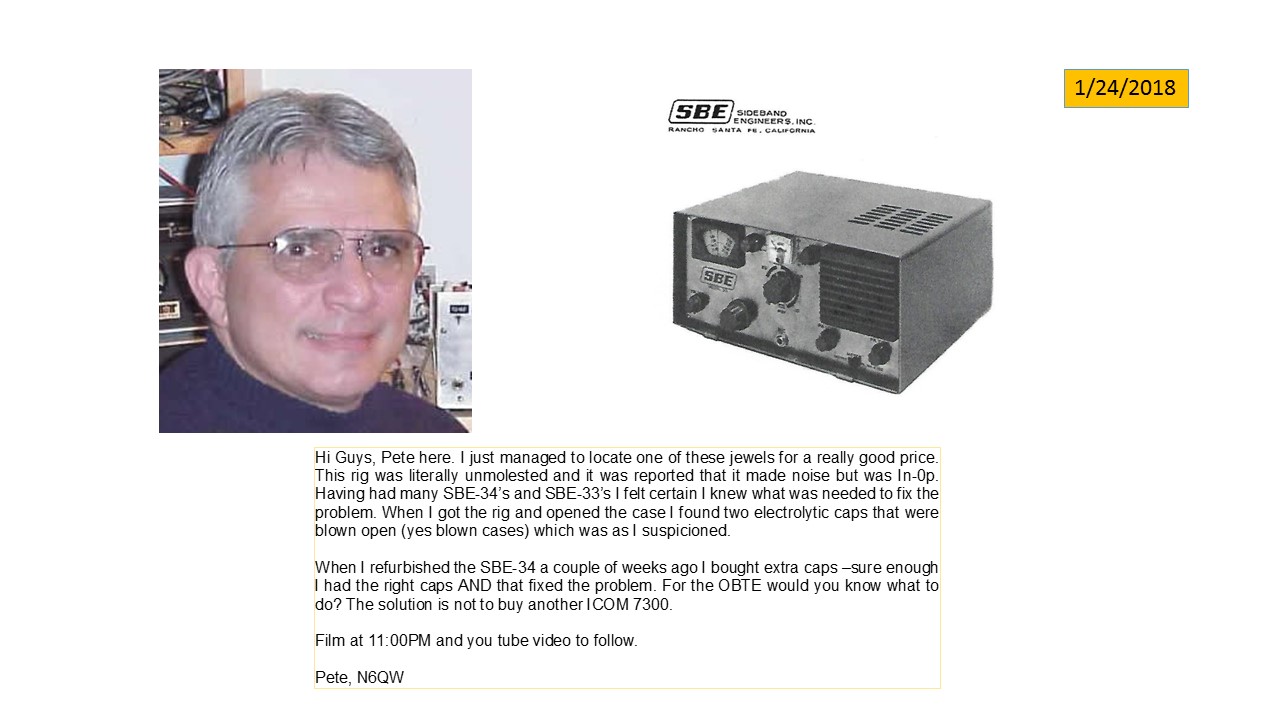 2018 ~ The Year of SSB Transceivers