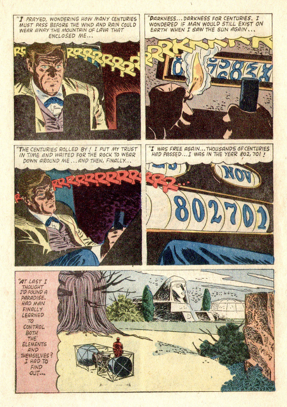 The ALEX TOTH archives: TOTH - FOUR COLOR COMICS 1085 The Time Machine ...