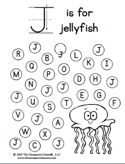Letter J: Letter J Jellyfish Hunt, Jelly Fish Craft, Pet Jelly Fish ...