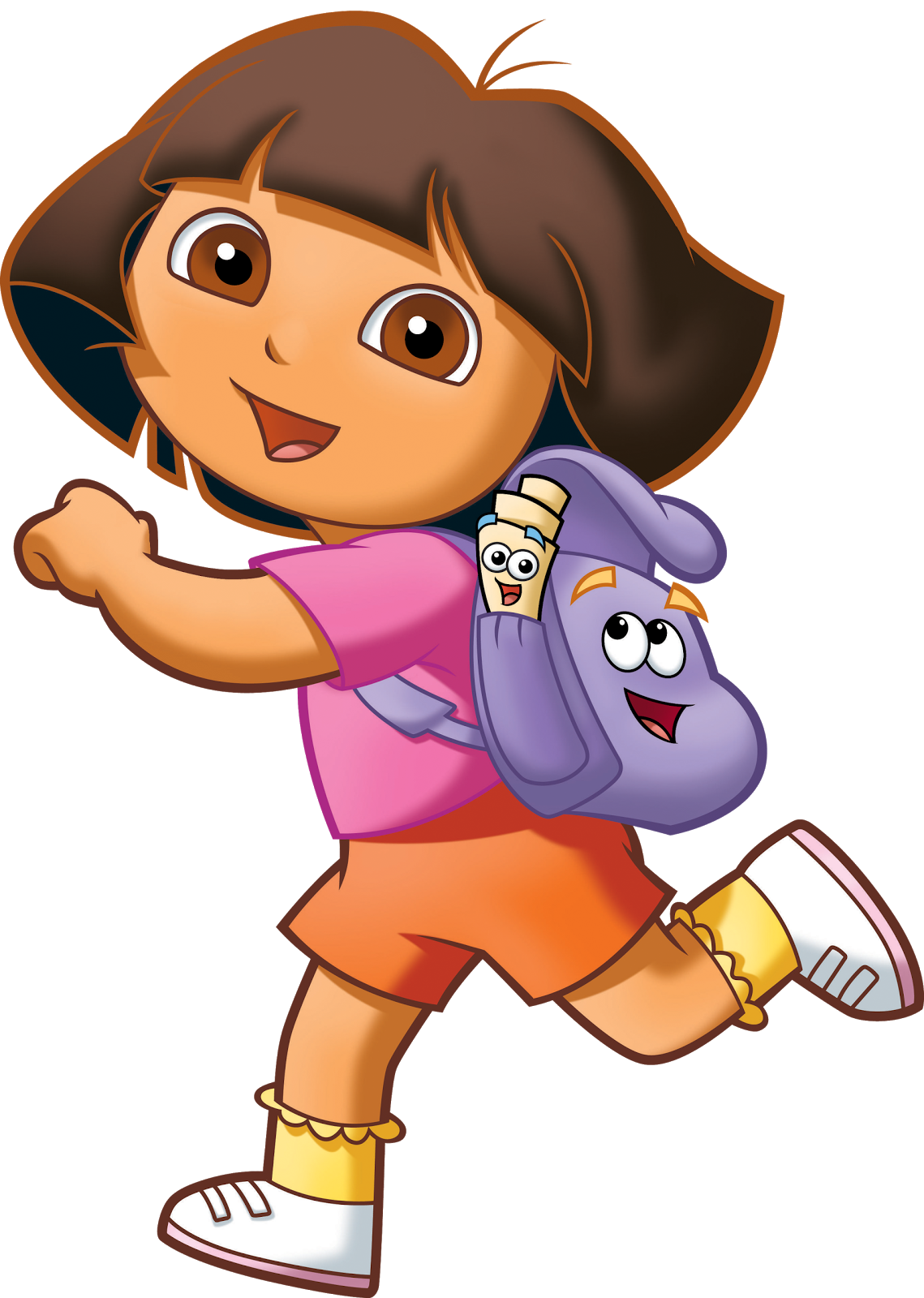 Cartoon Characters: Dora the Explorer (PNG)