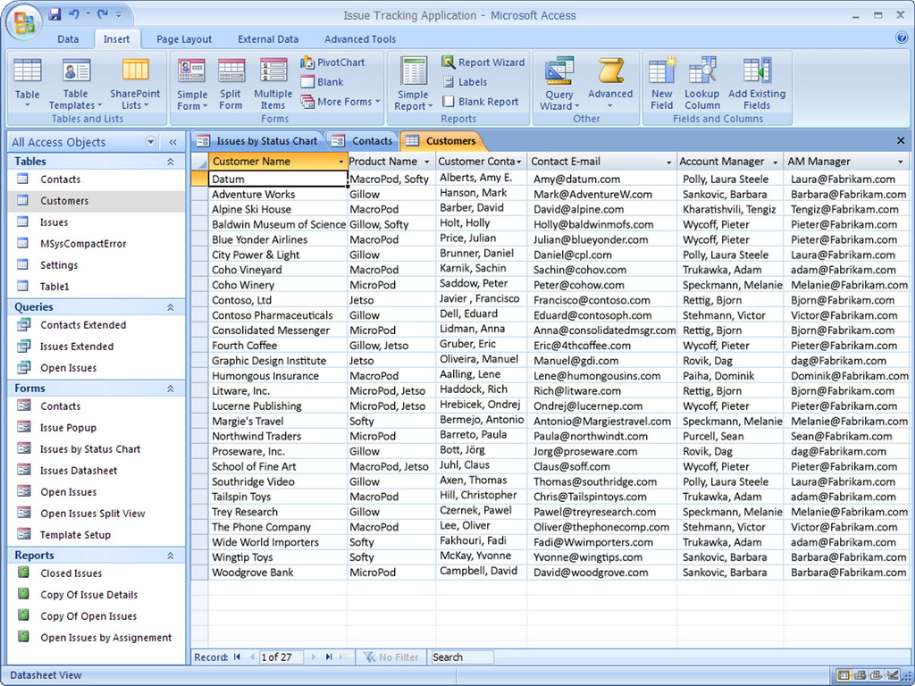 MICROSOFT EXCEL, ACCESS: MICROSOFT ACCESS