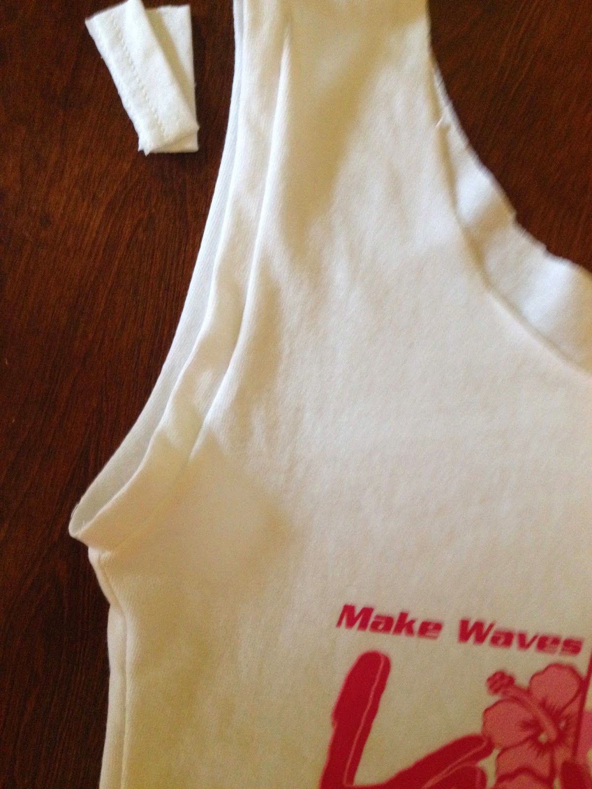 Sticky Genius - Behind the Seams: T-Shirt to Tank Top Refashion