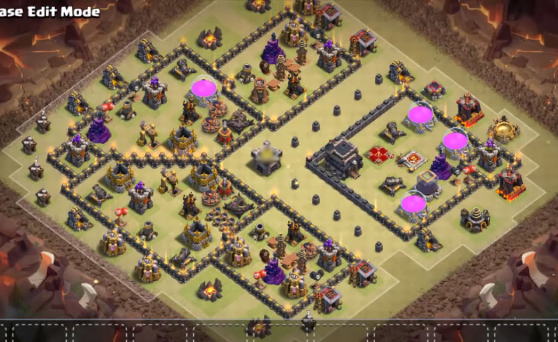 base th 9 terbaru dengan bomb tower terbaik dan terkuat - clashers blog