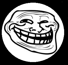 LuvBTNS: TROLL FACE Button