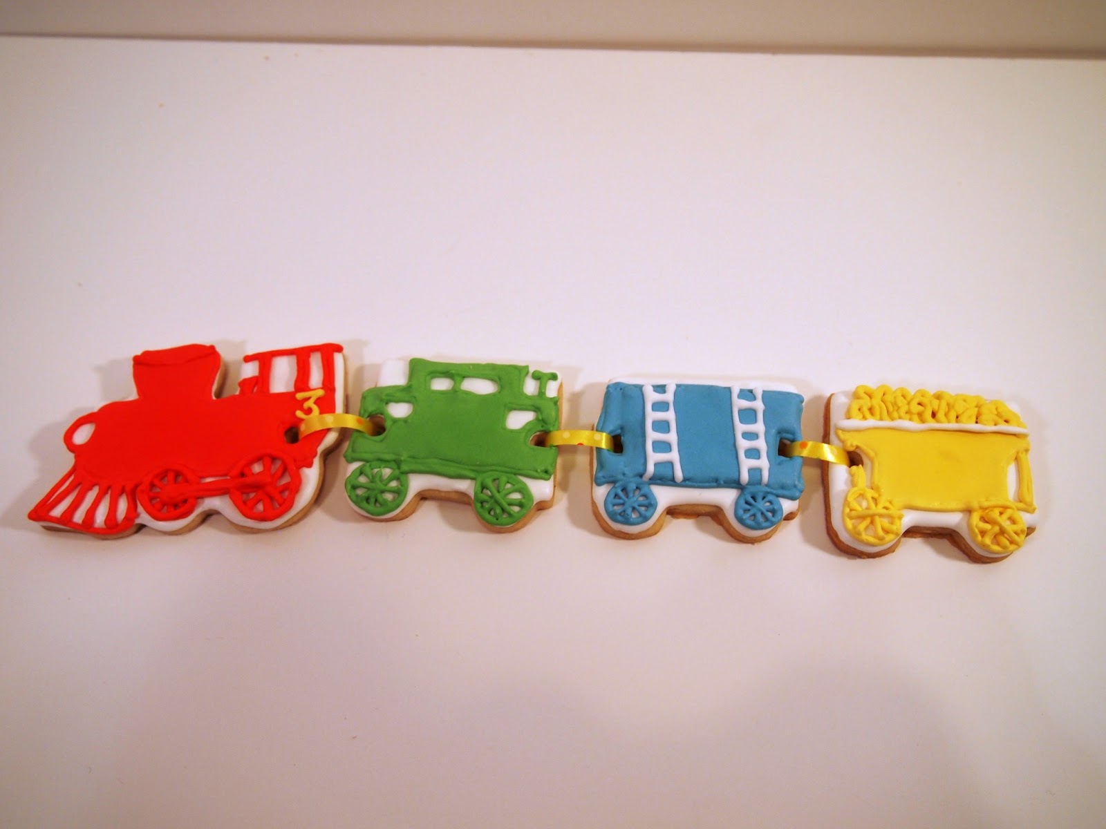 Something Sweet: Train Birthday Cookies