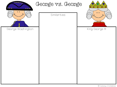 Collaboration Cuties: George vs George~ The American Revolution Seen ...