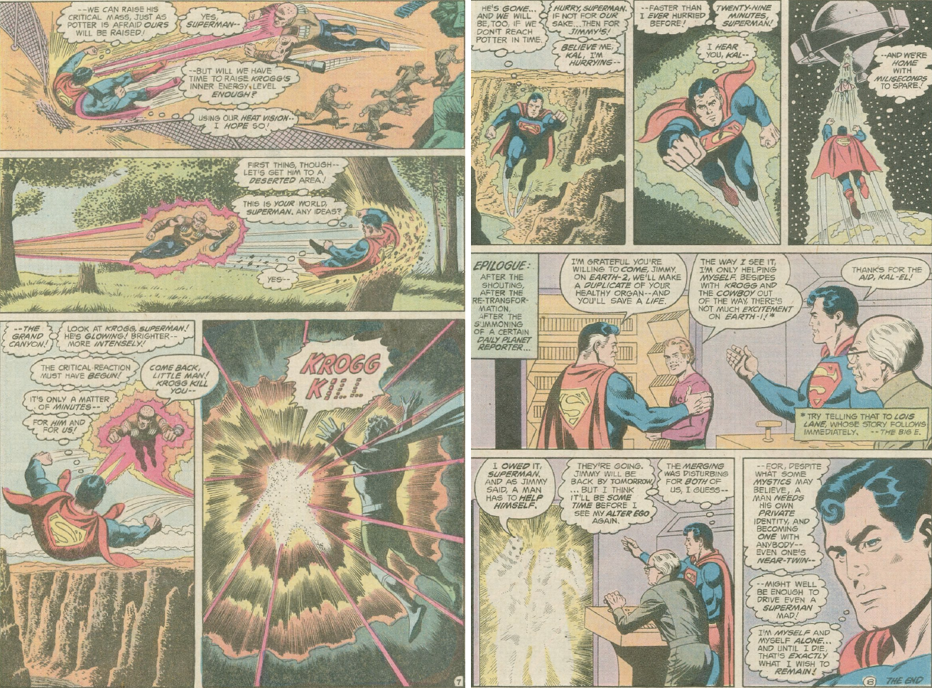 DC Multiverse: The Supermen of Two Worlds: Superman Merge Together