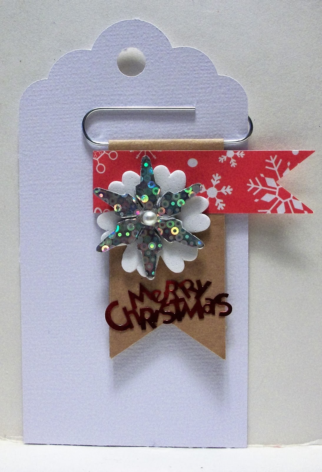 For the Love of Cardmaking: Paper Clip Banner Embellishments- Handmade